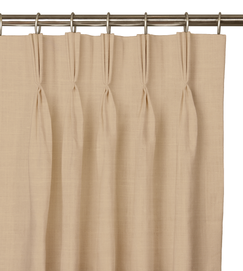 Custom Drape - Triple pinch - Dune - 27 1/2" width x 108 " height ...